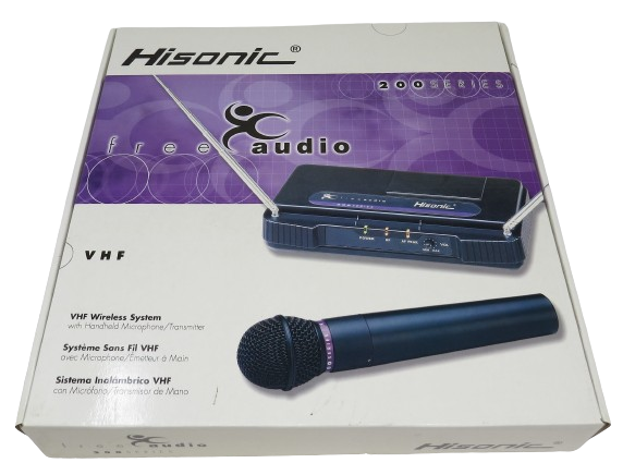 Hisonic ATW-R200 VHF Wireless Microphone System with Handheld Micropho ...