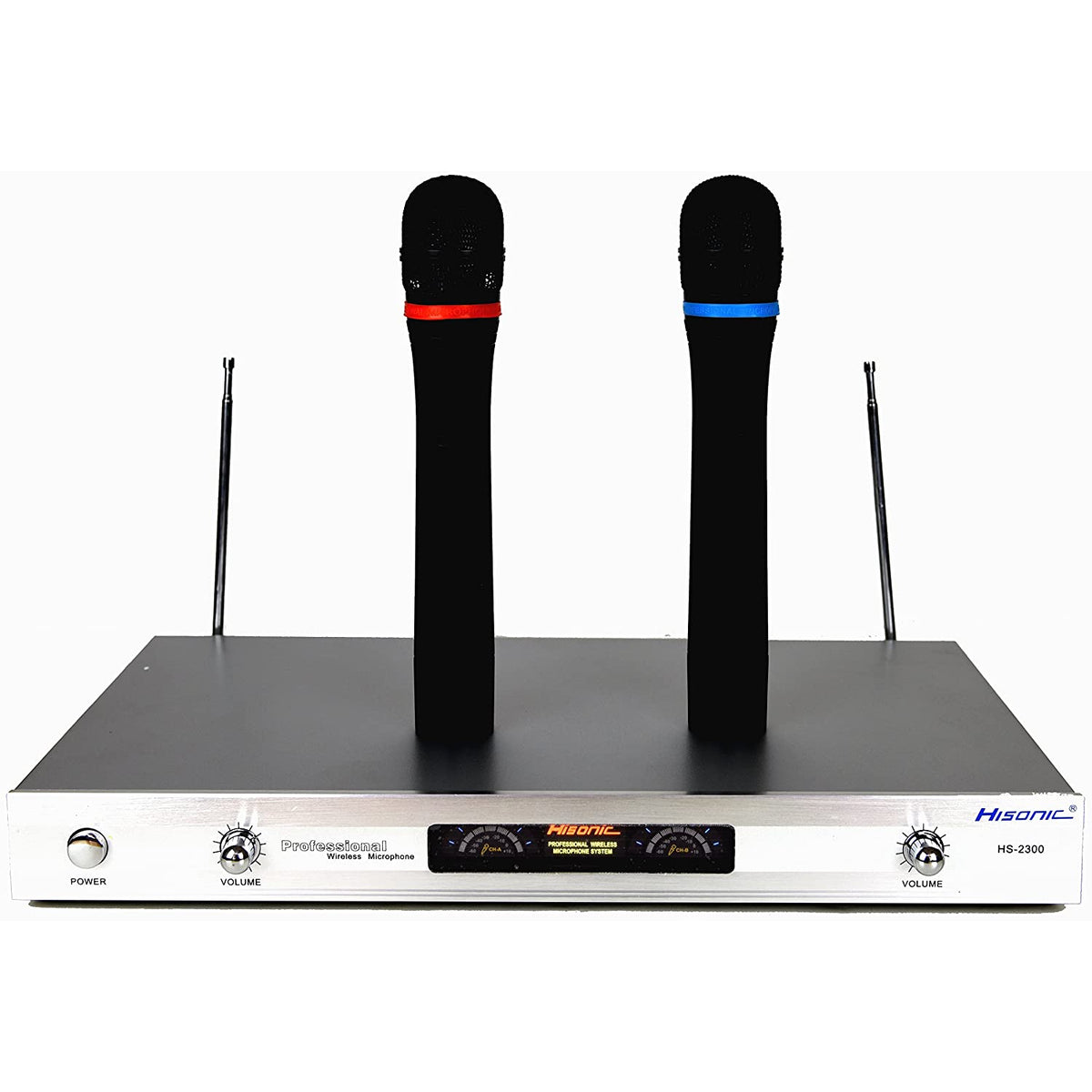 Hisonic HS2300 Wireless Microphone System with 2 Handheld Microphone ...