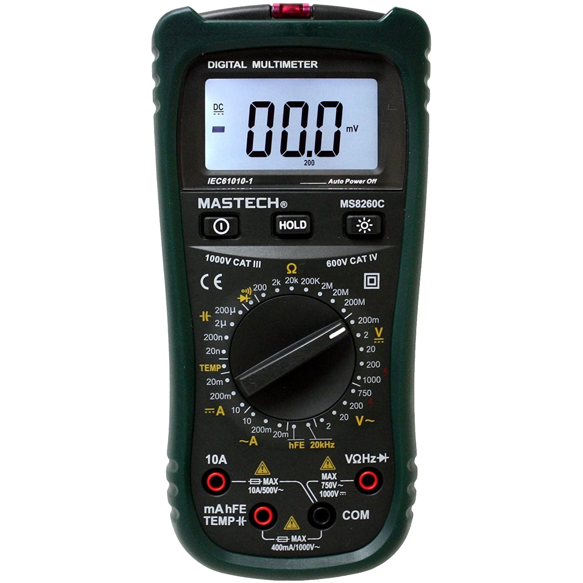 Sinometer MS8260C Digital Multimeter with Non-contact AC Voltage Detec ...