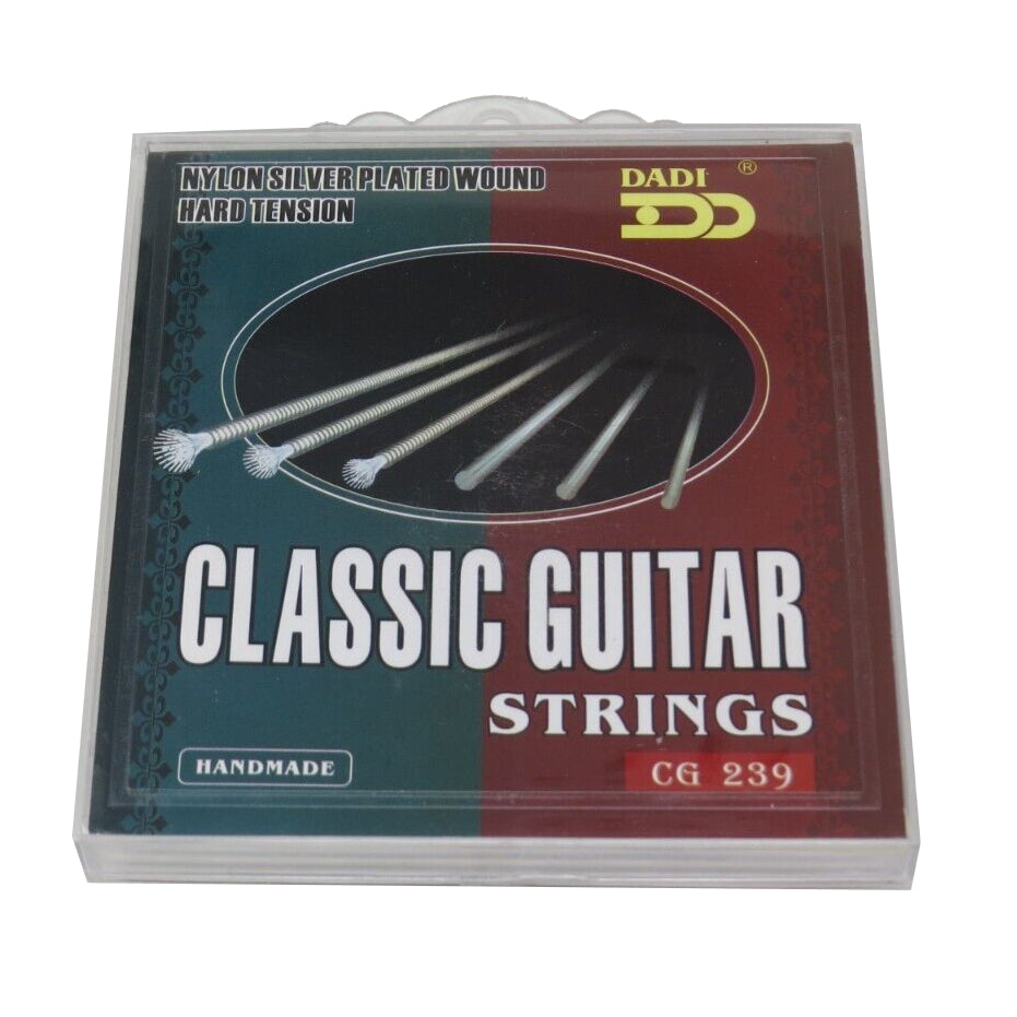 Nylon Silver Plated Wound Hard Tension Classic Guitar Strings CG239 ...
