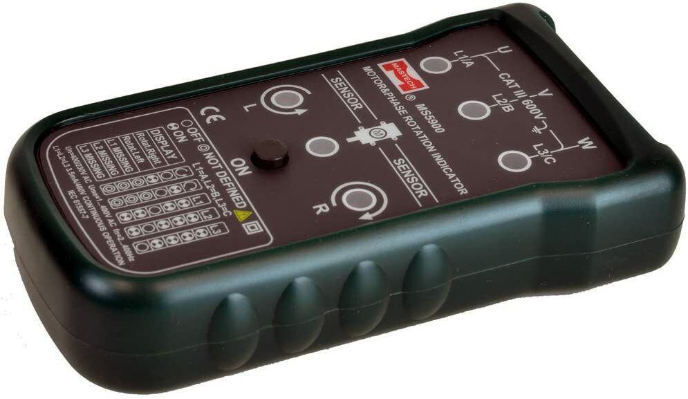 Mastech MS5900 Motor & Phase Rotation Indicator – Kaito Electronics Inc