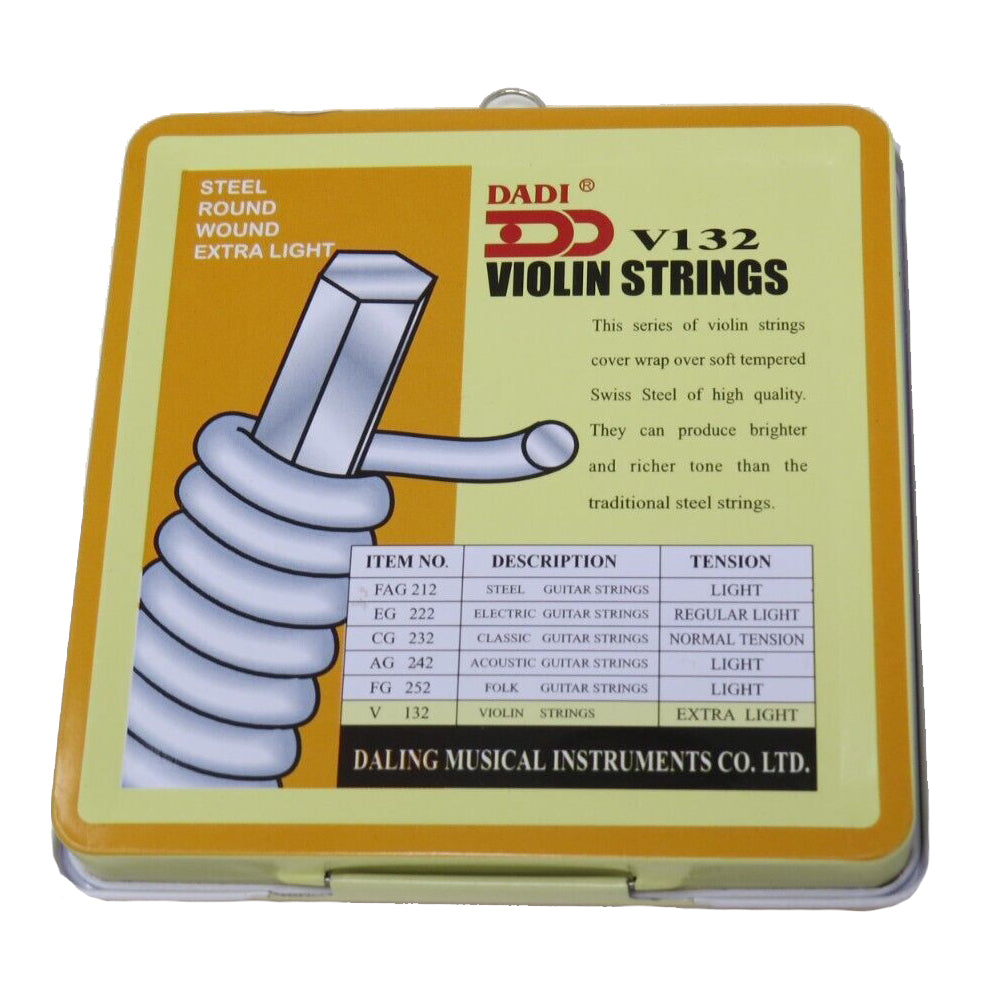 Steel Round Wound Extra Light Violin Strings V132 – Kaito Electronics Inc