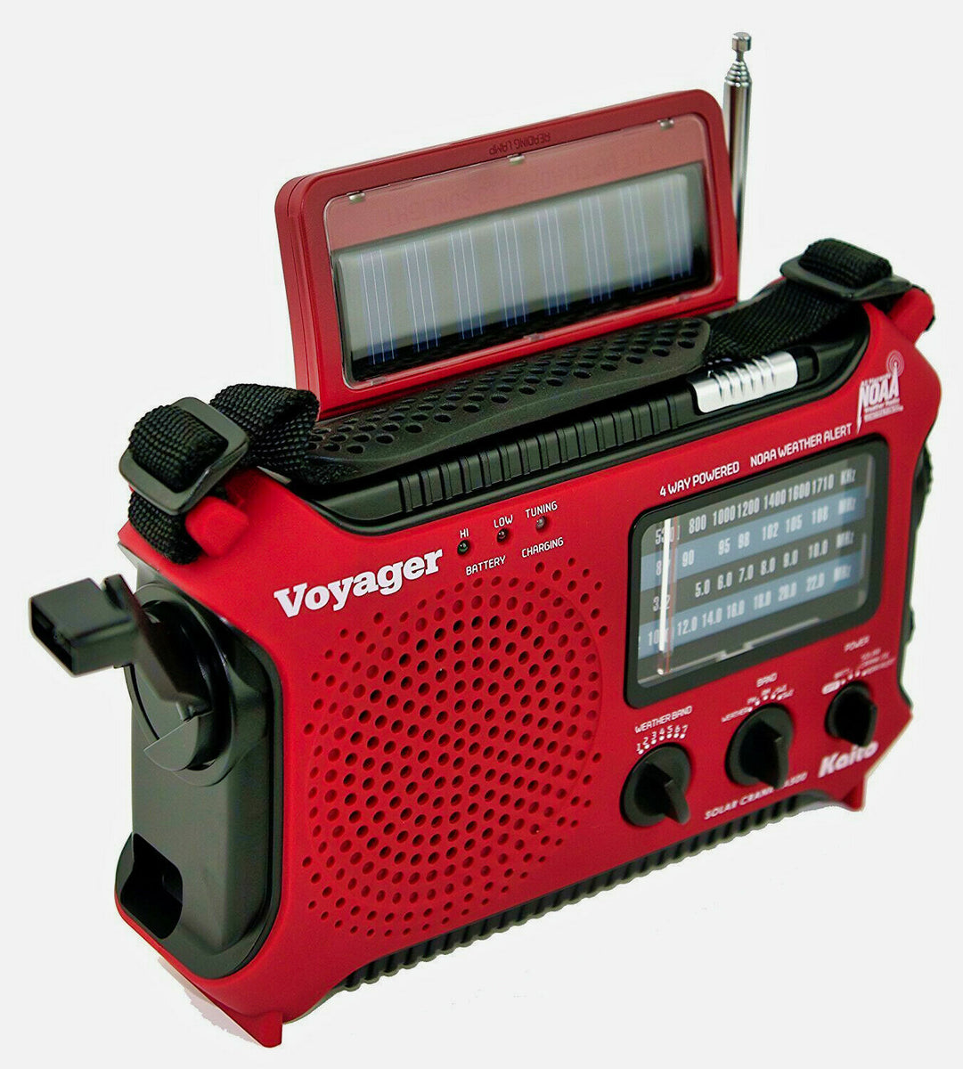 Kaito KA500 AM FM Shortwave Solar Crank Emergency Weather Alert Radio ...