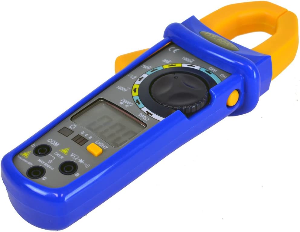 Sinometer Digital Clamp on Meter with Phase Rotation Indicator, DT6051 ...