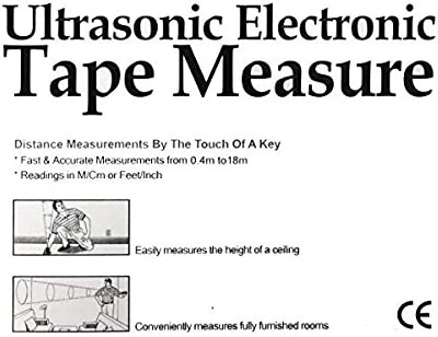 EM56 Ultrasonic Tape Measurement Meters for Quick and Easy Reading ...