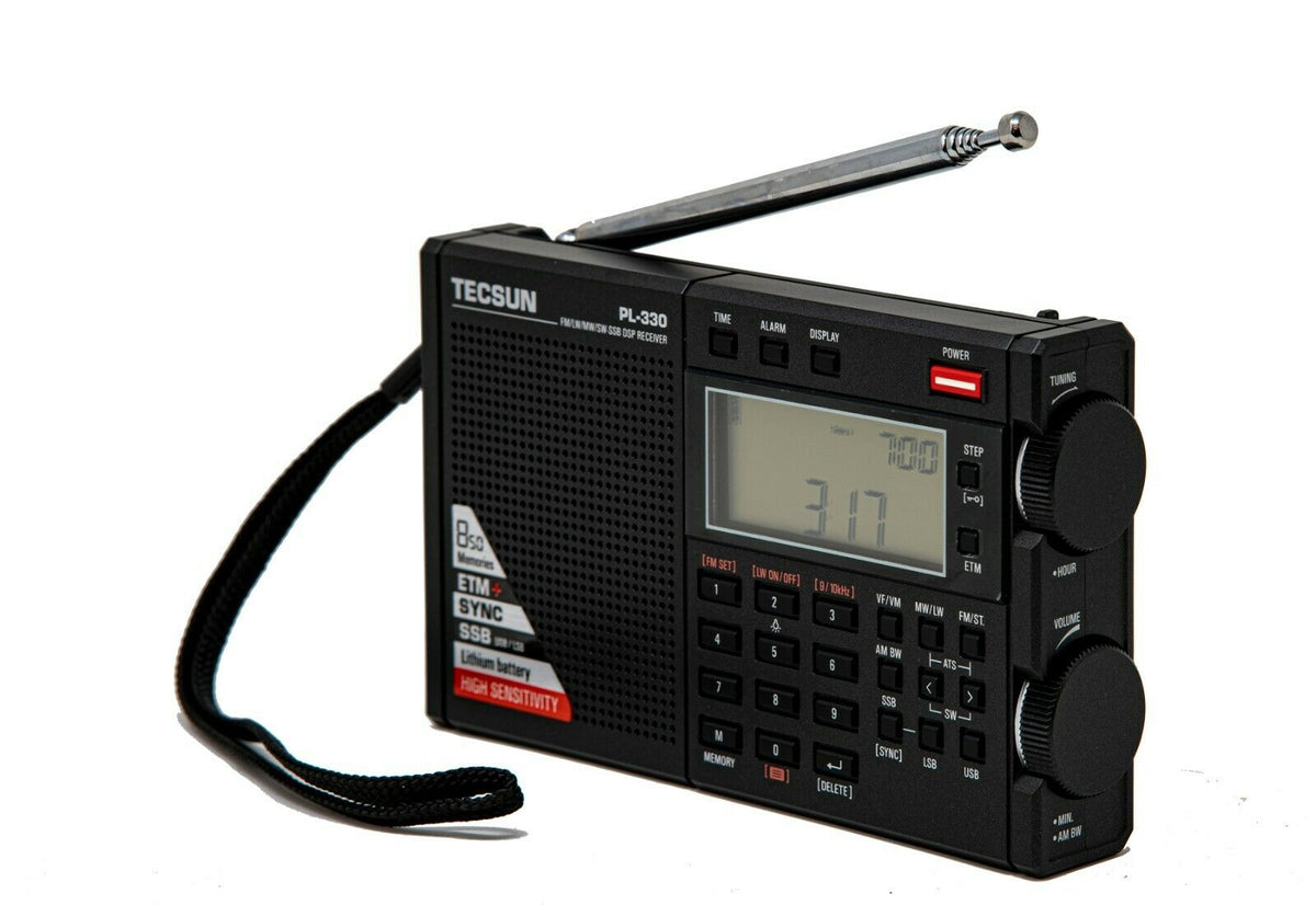 Tecsun PL330 Portable AM FM Shortwave PLL DSP Radio with SSB and Synch ...