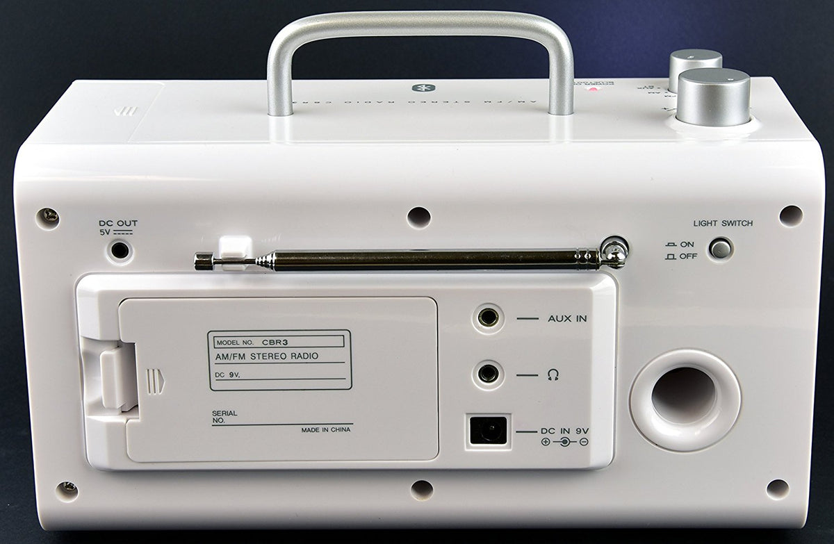 Kaito CBR3 Collectible AM/FM Radio with Bluetooth Speaker and LED Ligh ...